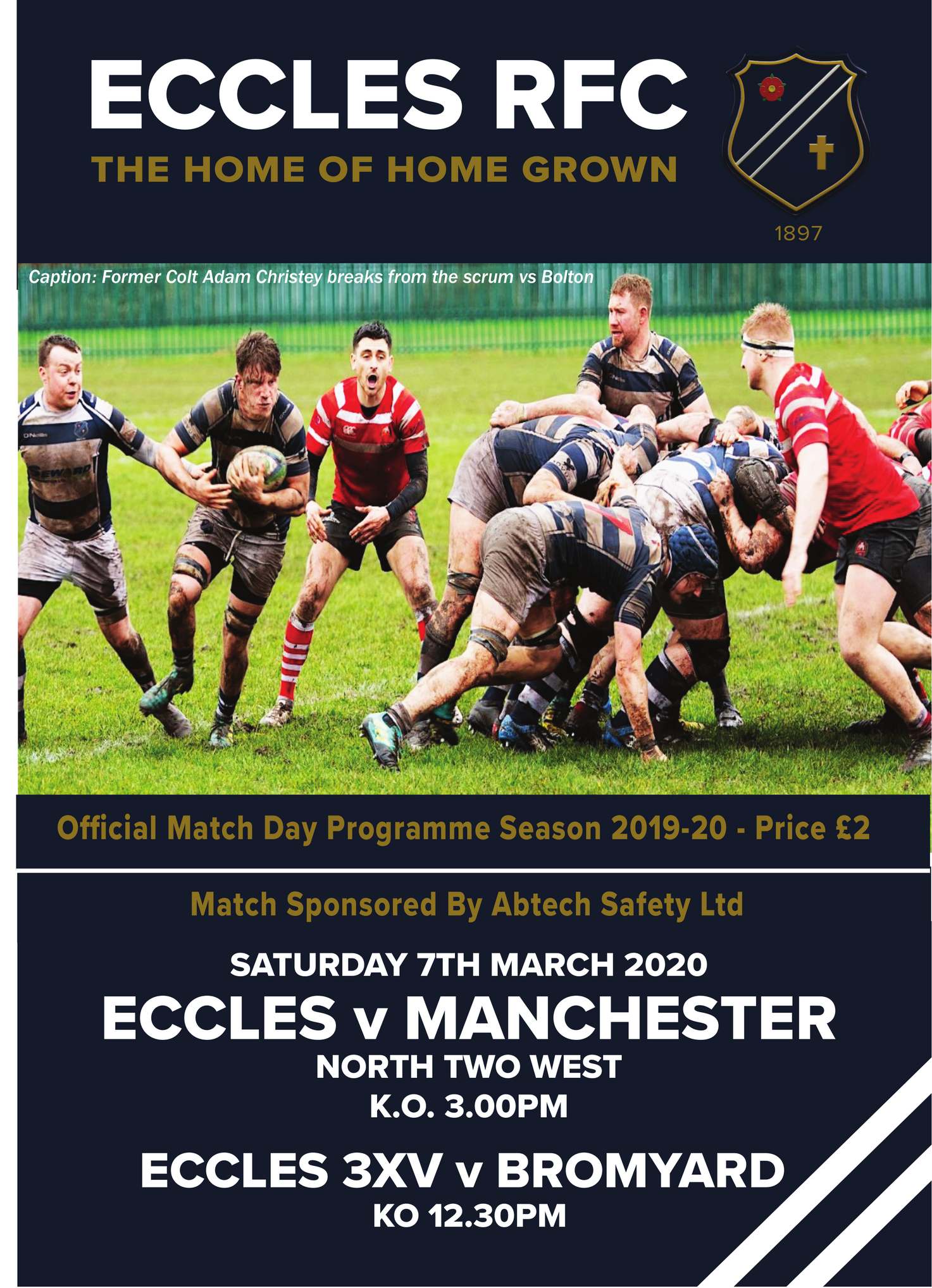 ECCLES RFC PROG 07/03/2020