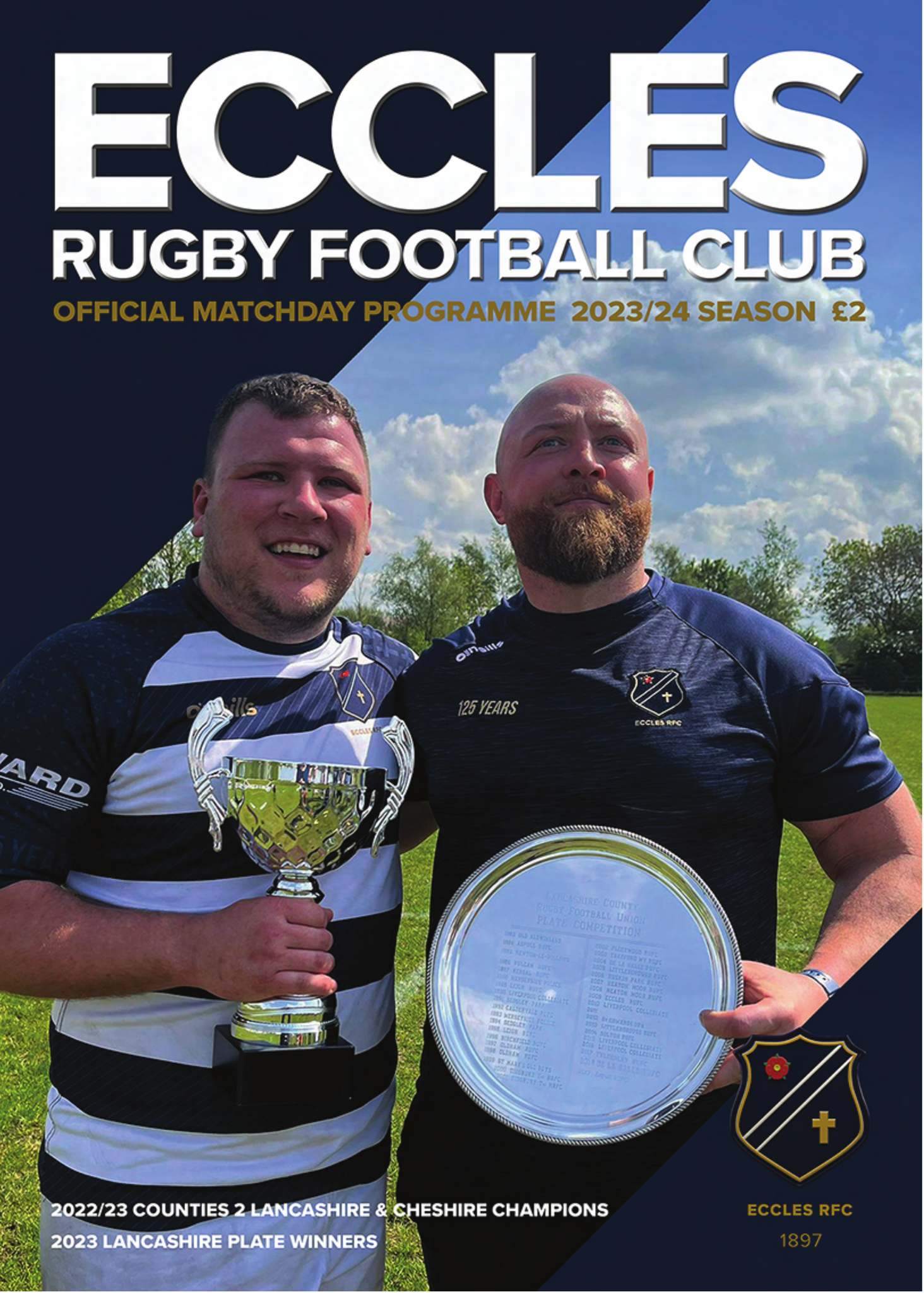 Eccles RFC Match Day Programme 2023/24