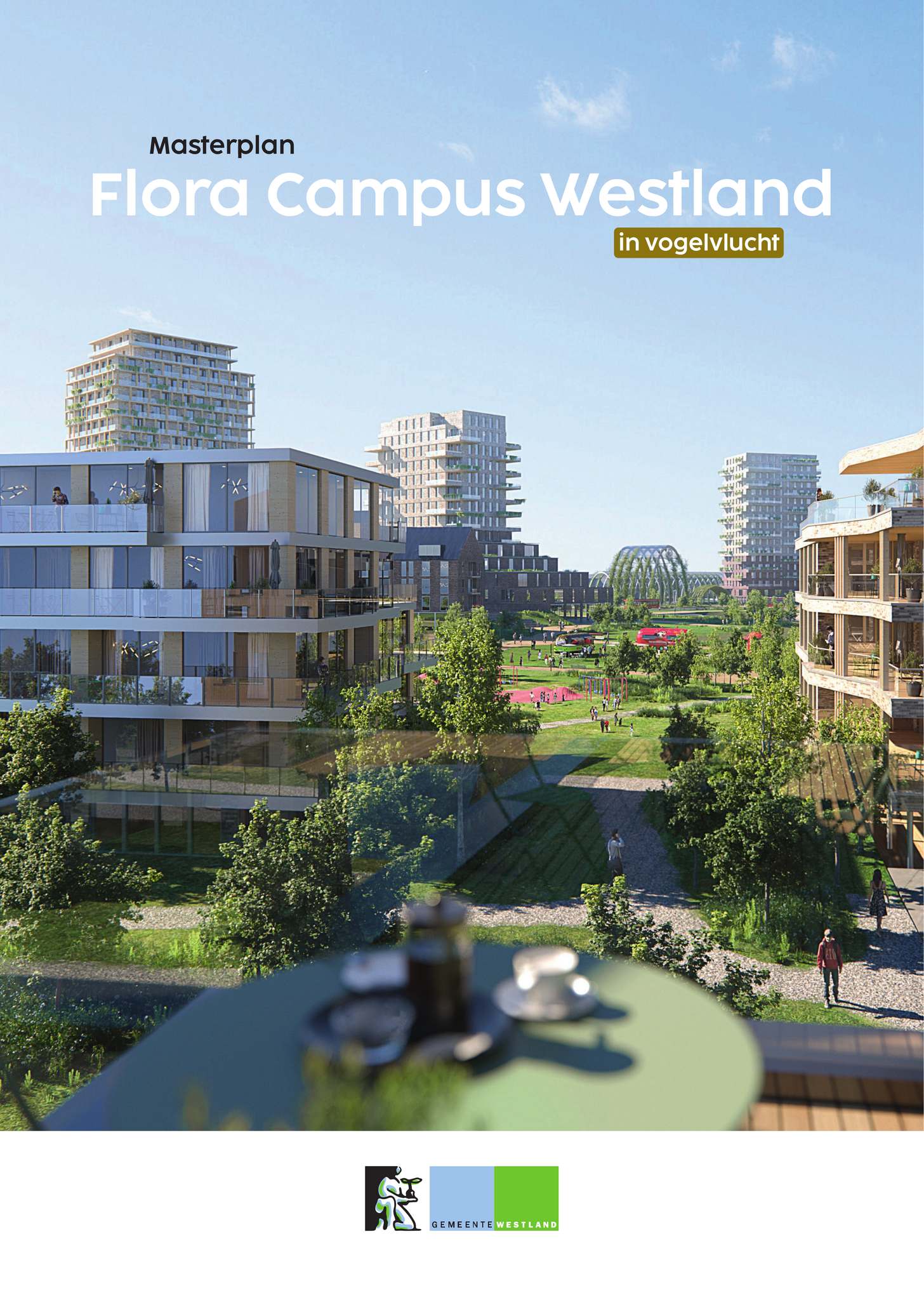 Masterplan Flora Campus Westland in vogelvlucht
