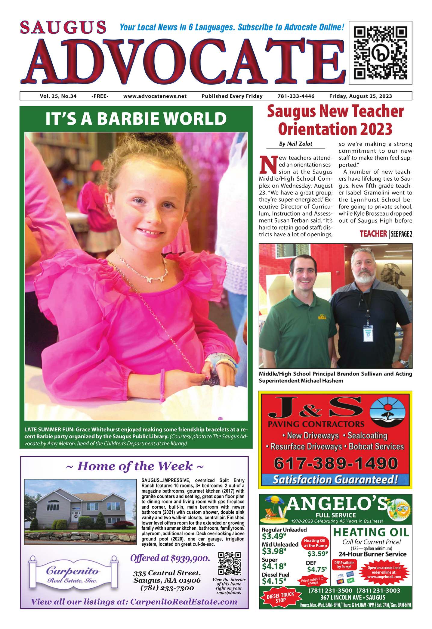 Saugus Advocate 08/25/2023